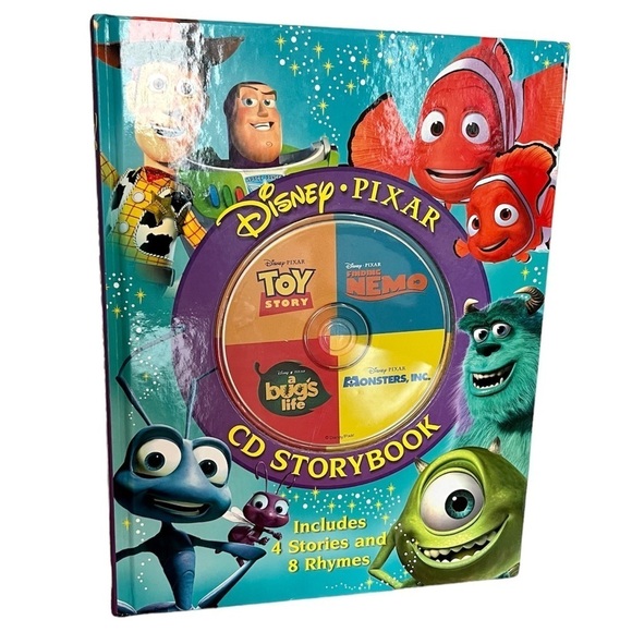Disney | Other | Disney Pixar Cd Storybook Finding Nemo Monsters Inc A ...